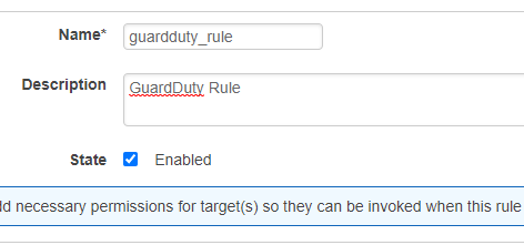Using Amazon GuardDuty: CloudWatch Alerts