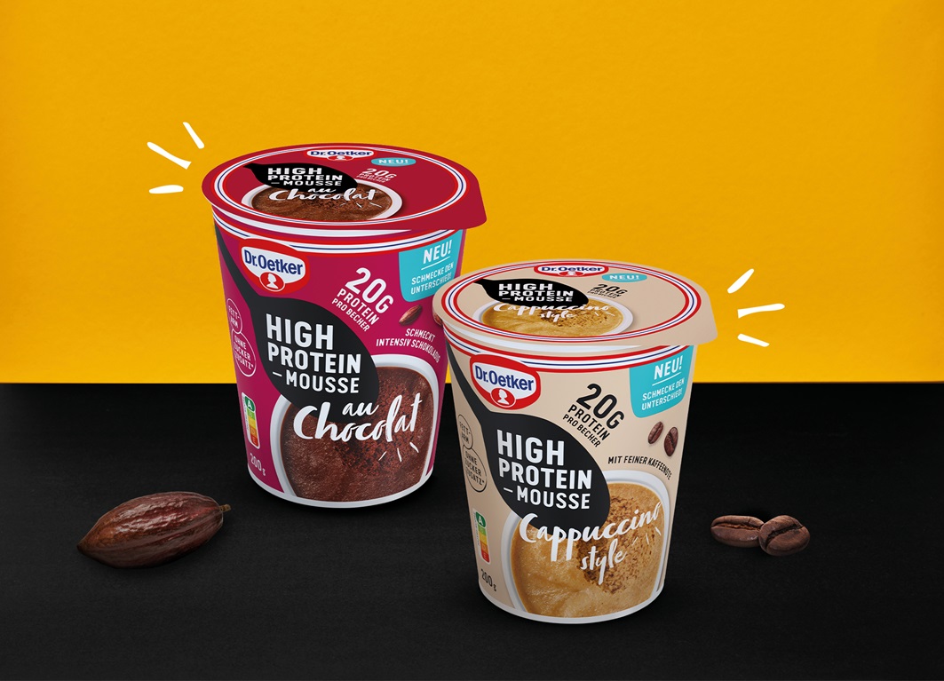 High Protein Mousse | Dr. Oetker Presseinformation