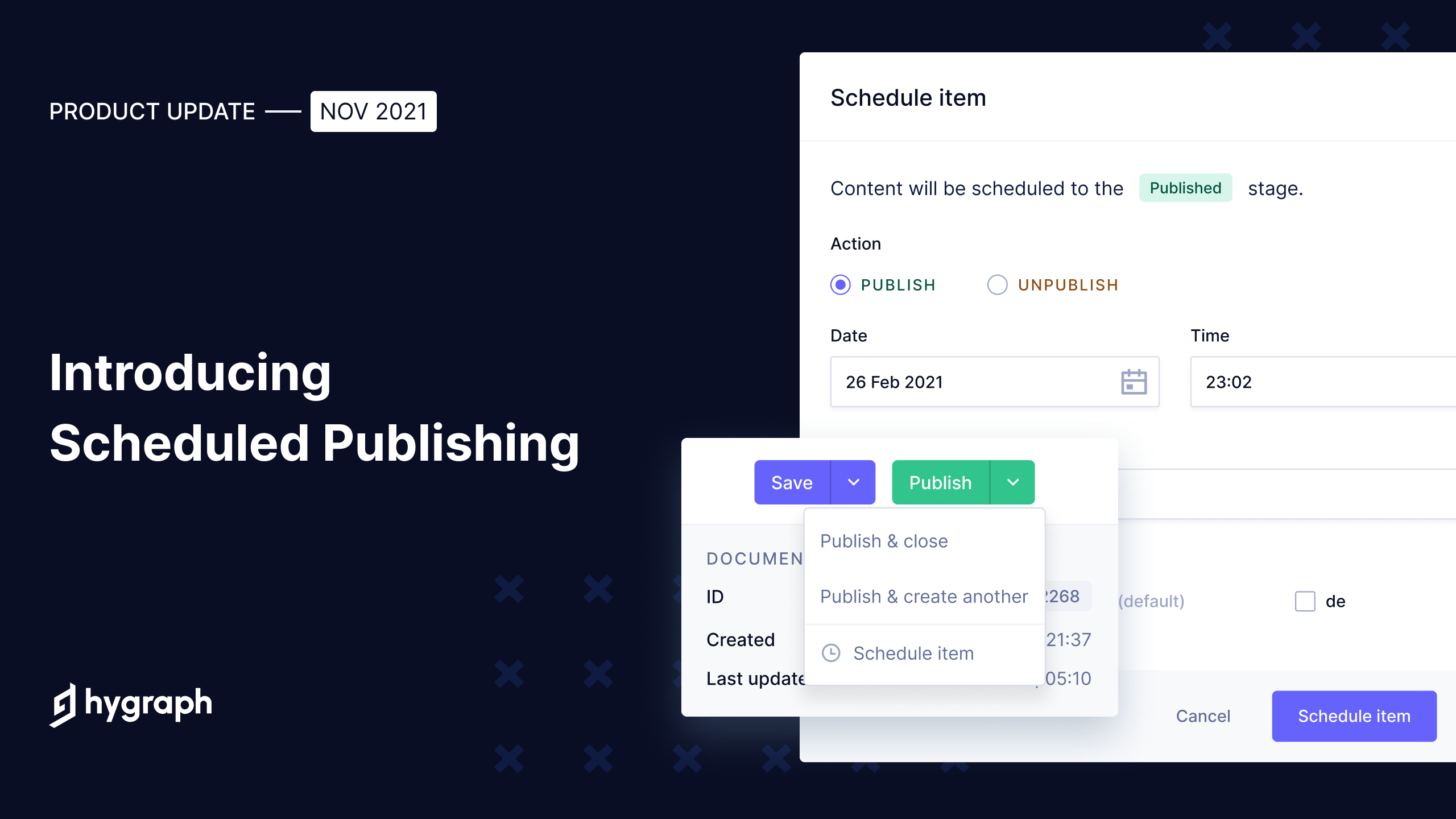 Introducing Hygraph Scheduled Publishing | Hygraph