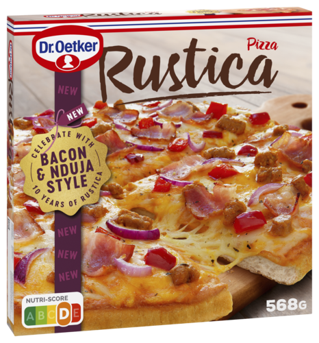 Rustica Bacon & Nduja Style 568g - Rustica | Dr. Oetker
