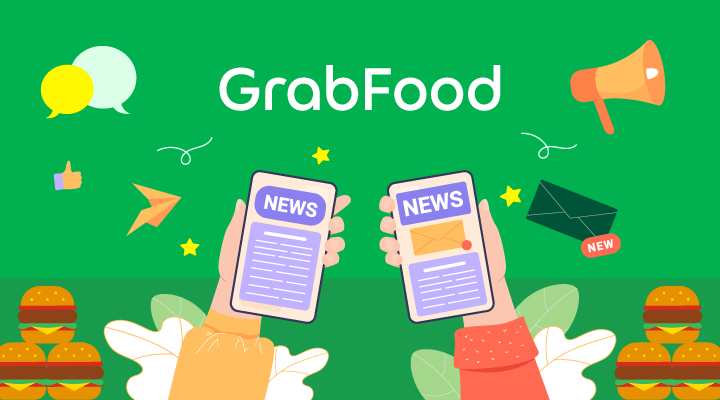 ช่องทางการรับข่าวสารจาก GrabFood - GrabMerchant Website ช่องทางการรับข่าวสารจาก GrabFood - GrabMerchant Website