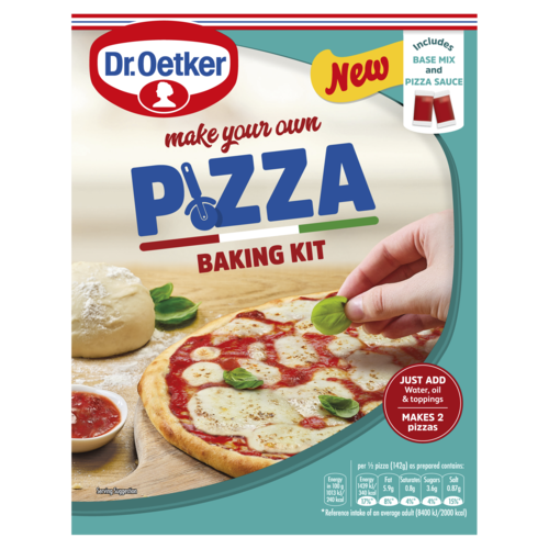 Make Your Own Pizza Baking Kit 4x440g | Dr. Oetker