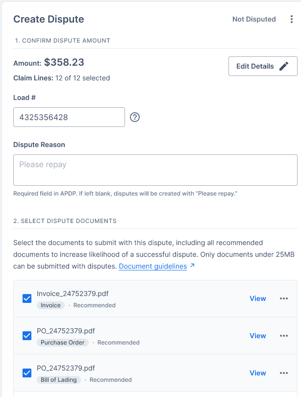 How to Dispute a Deduction in the APDP App - SupplierWiki