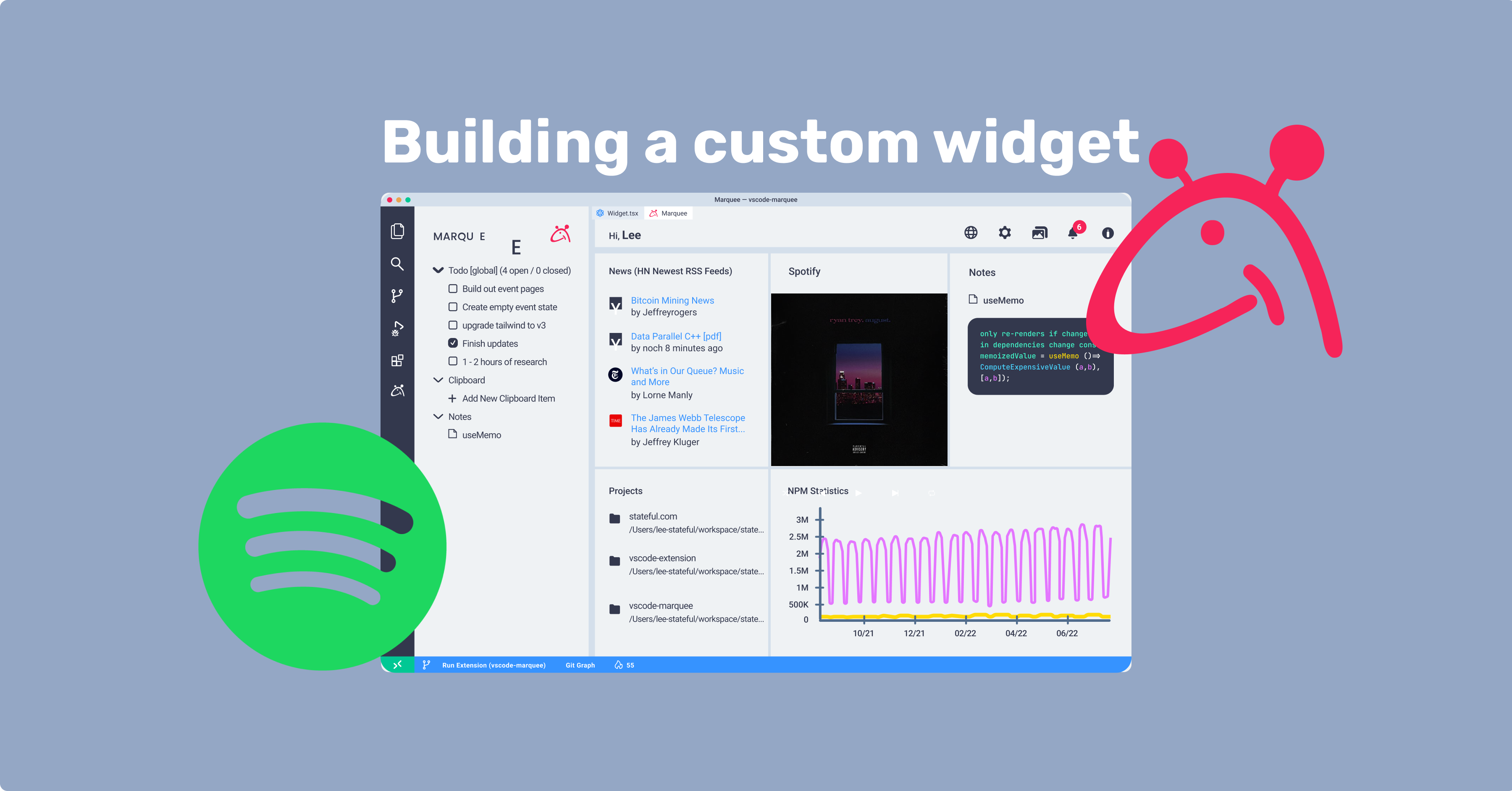 Your VS Code Extension on Your Favorite IDE’s Homescreen • Stateful