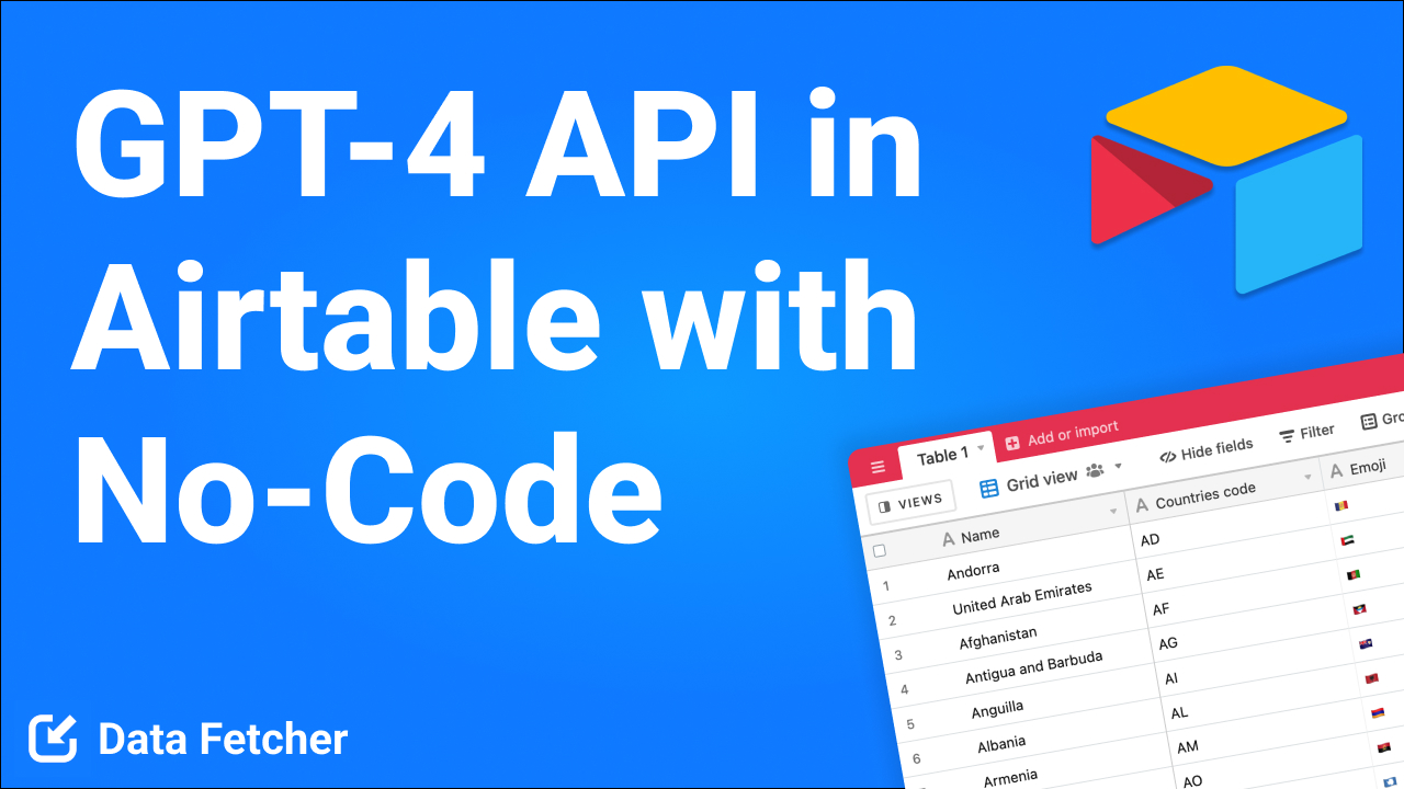 Connect To The Gpt 4 Api In Airtable Integration 7607