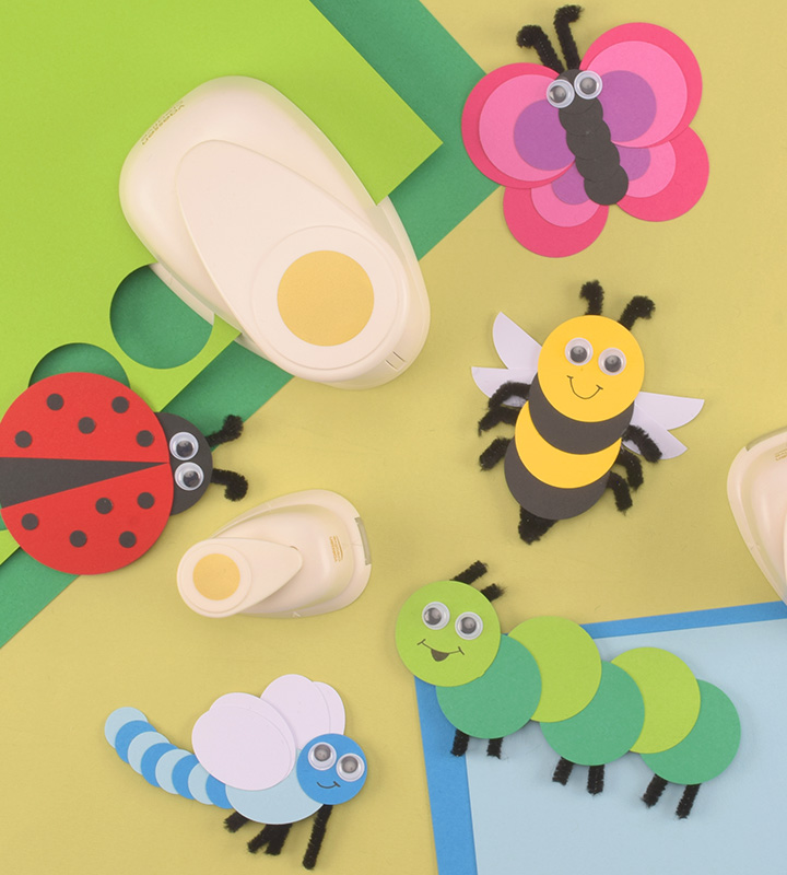 Crafting Insects with Punches – Spring DIY
