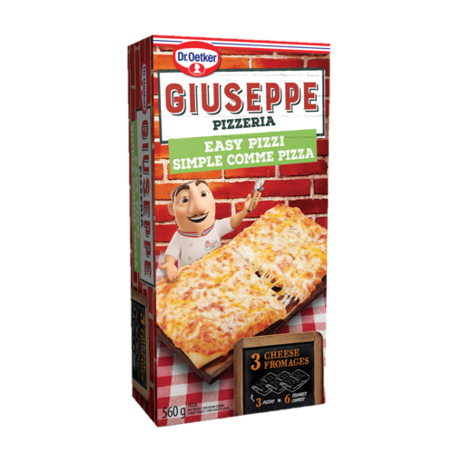 Giuseppe Pizzeria Easy Pizzi 3 Cheese Mini Pizza Giuseppe Dr Oetker