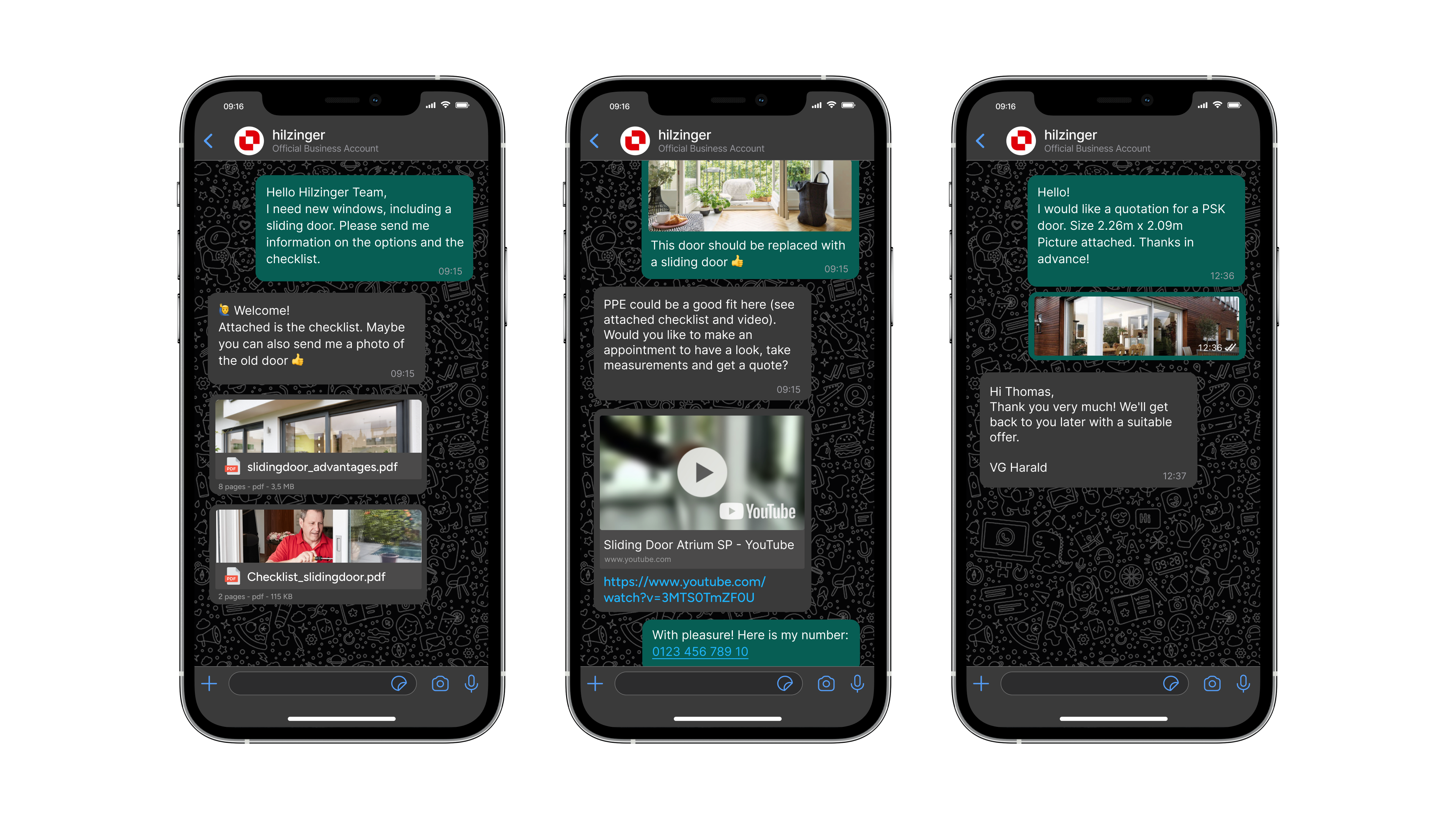hilzinger reaches customers with superchat on WhatsApp