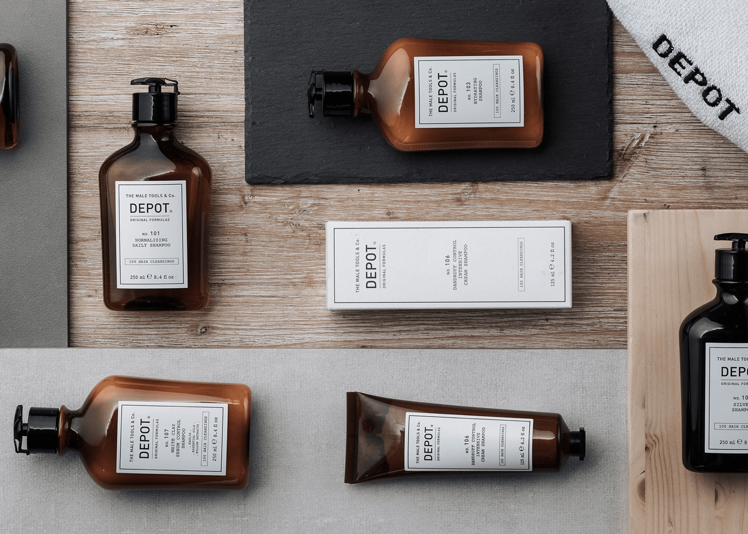 Depot Male Tools & Co. - Gel, Conditioner, Pomenade, & More