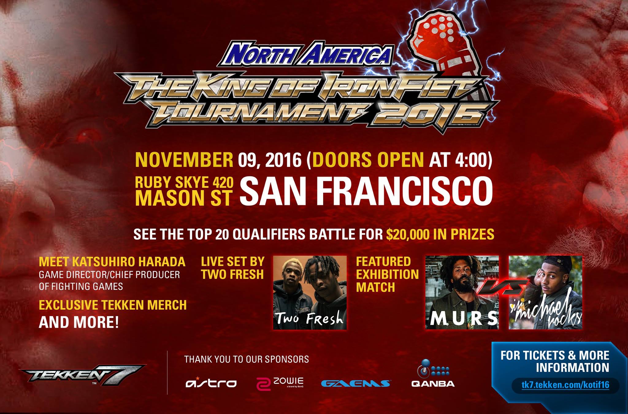 King of the Iron Fist Tournament Finals - Artist Reveal | Bandai Namco ...