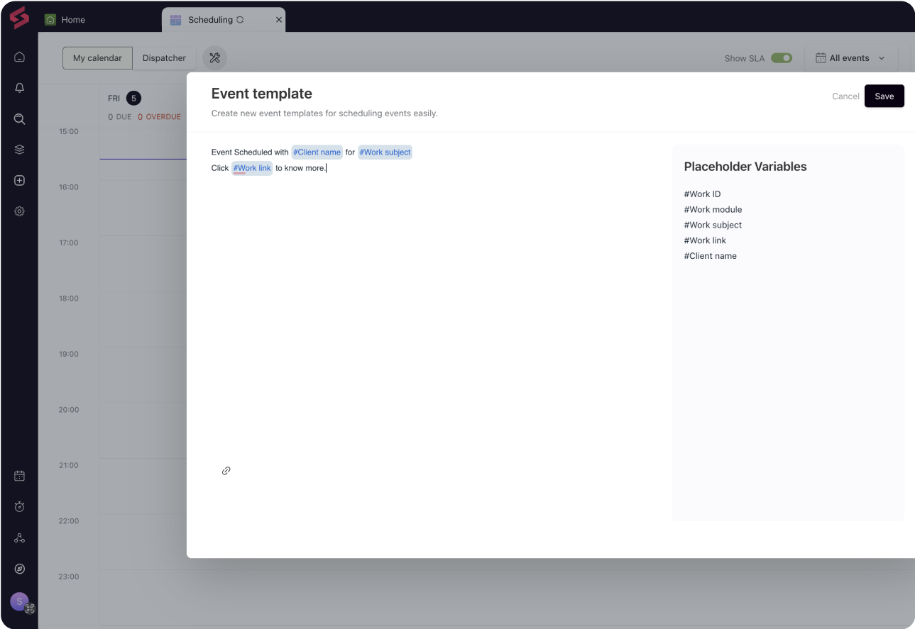 SuperOps Scheduling with 2-Way Outlook Sync