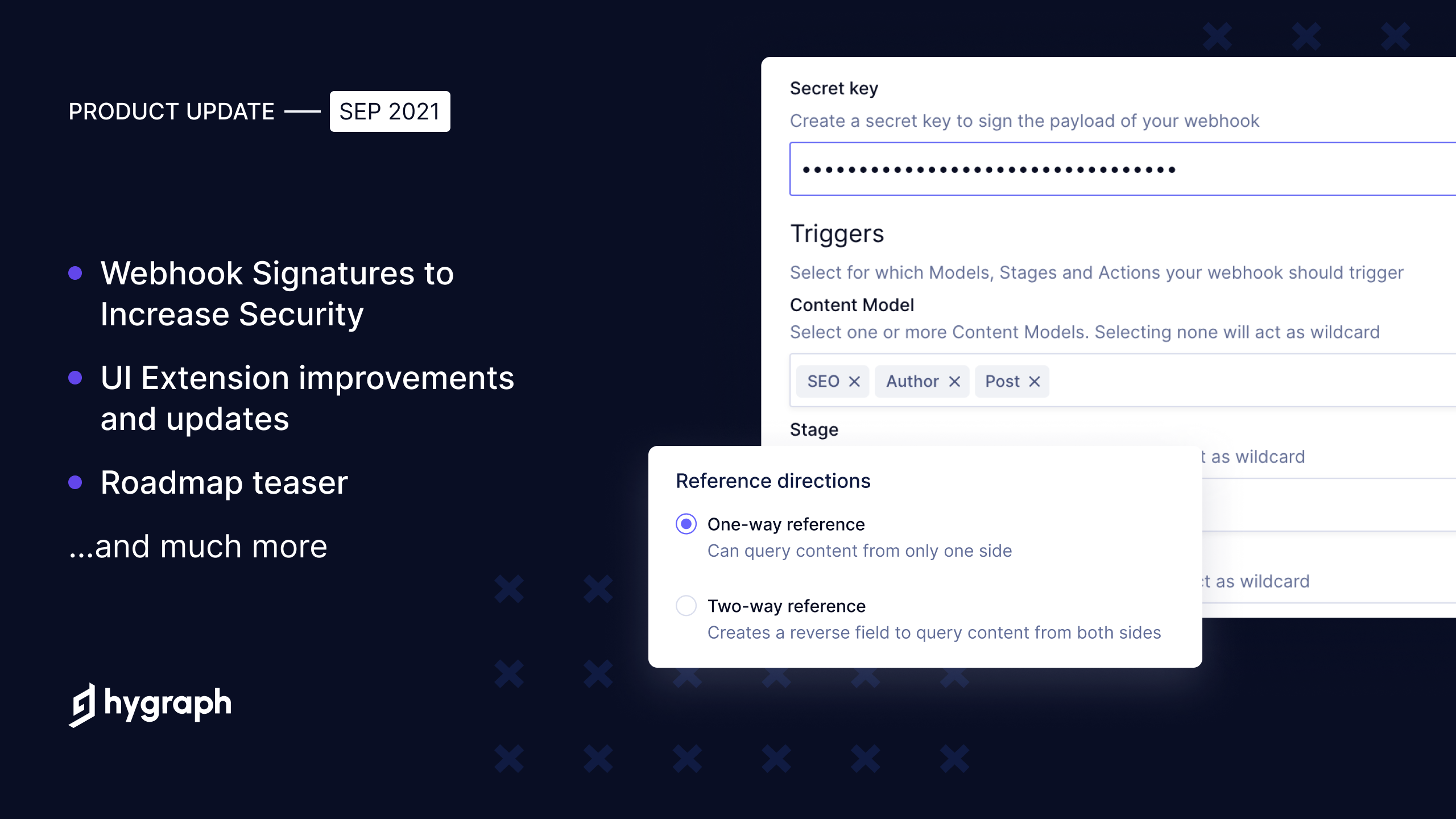 Product Update: September 2021 | Hygraph