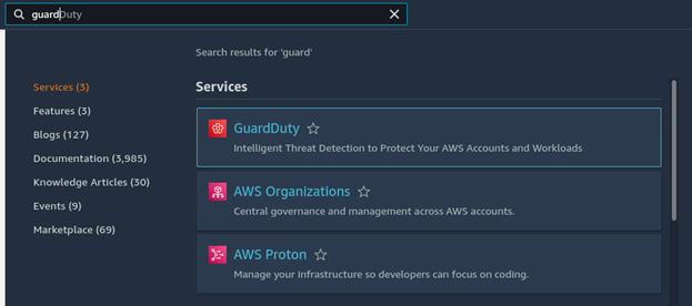 Using Amazon GuardDuty: S3 Findings