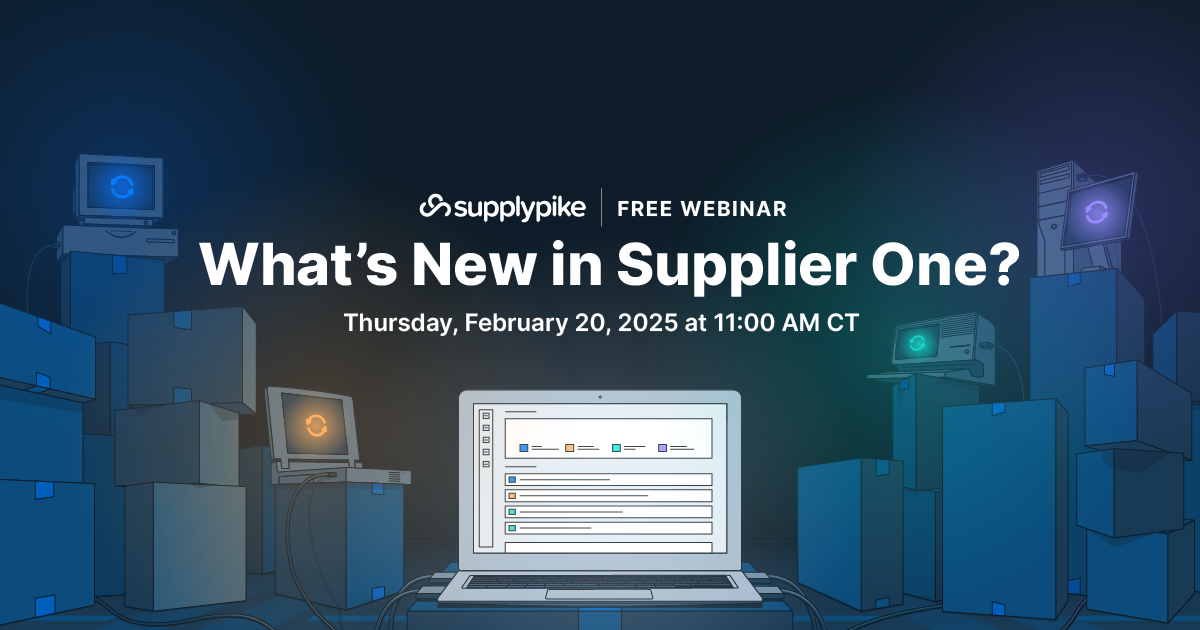 What's New in Supplier One - SupplierWiki