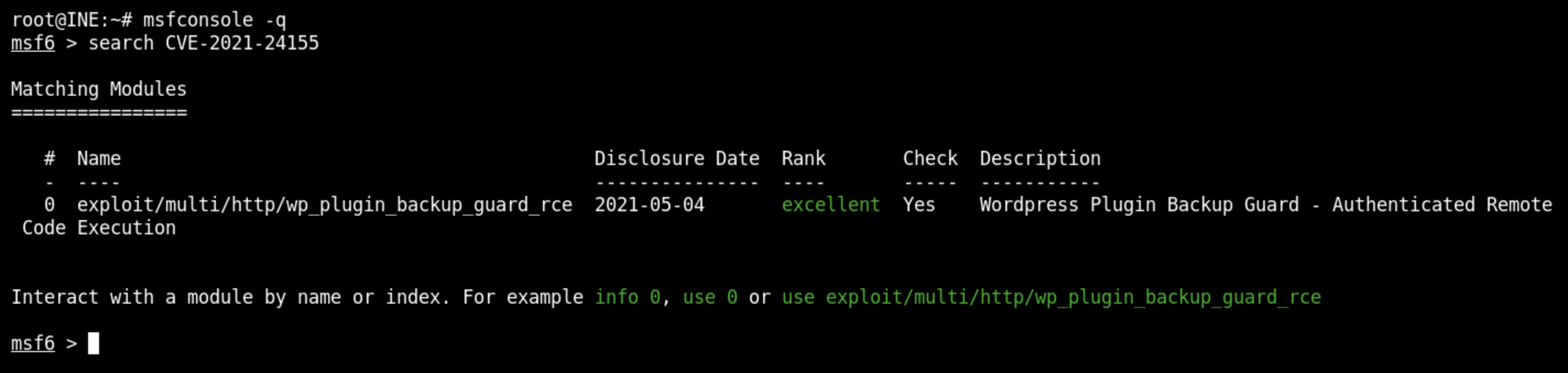 Lab Walkthrough - WordPress Plugin Backup Guard RCE