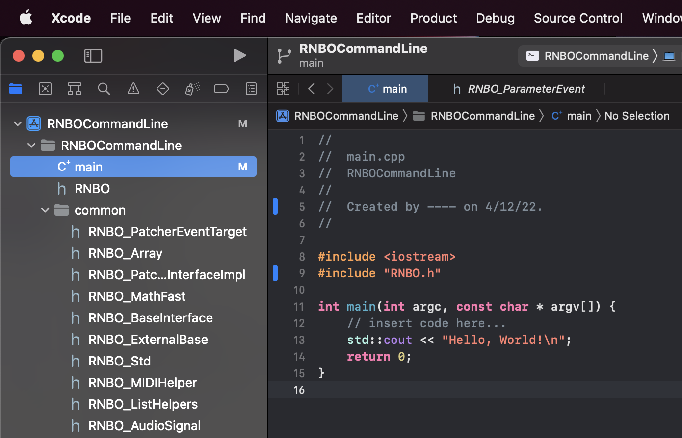 How to Include RNBO in Your C++ Project | Cycling '74