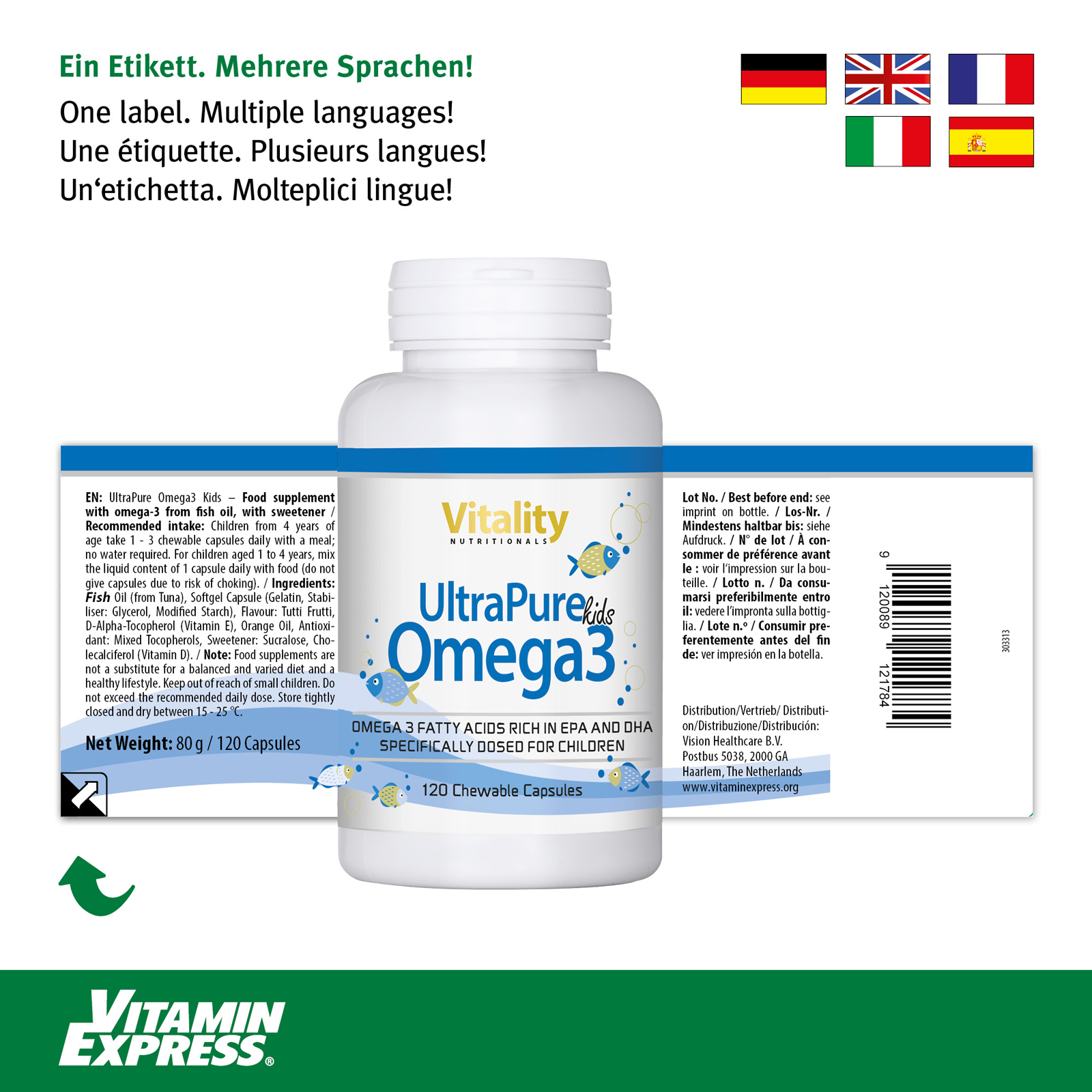 Order UltraPure Omega 3 kids | VitaminExpress