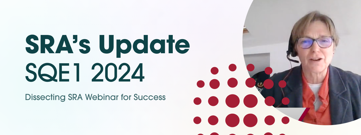 Mastering SQE1 Exam Prep: Dissecting SRA Webinar for Success