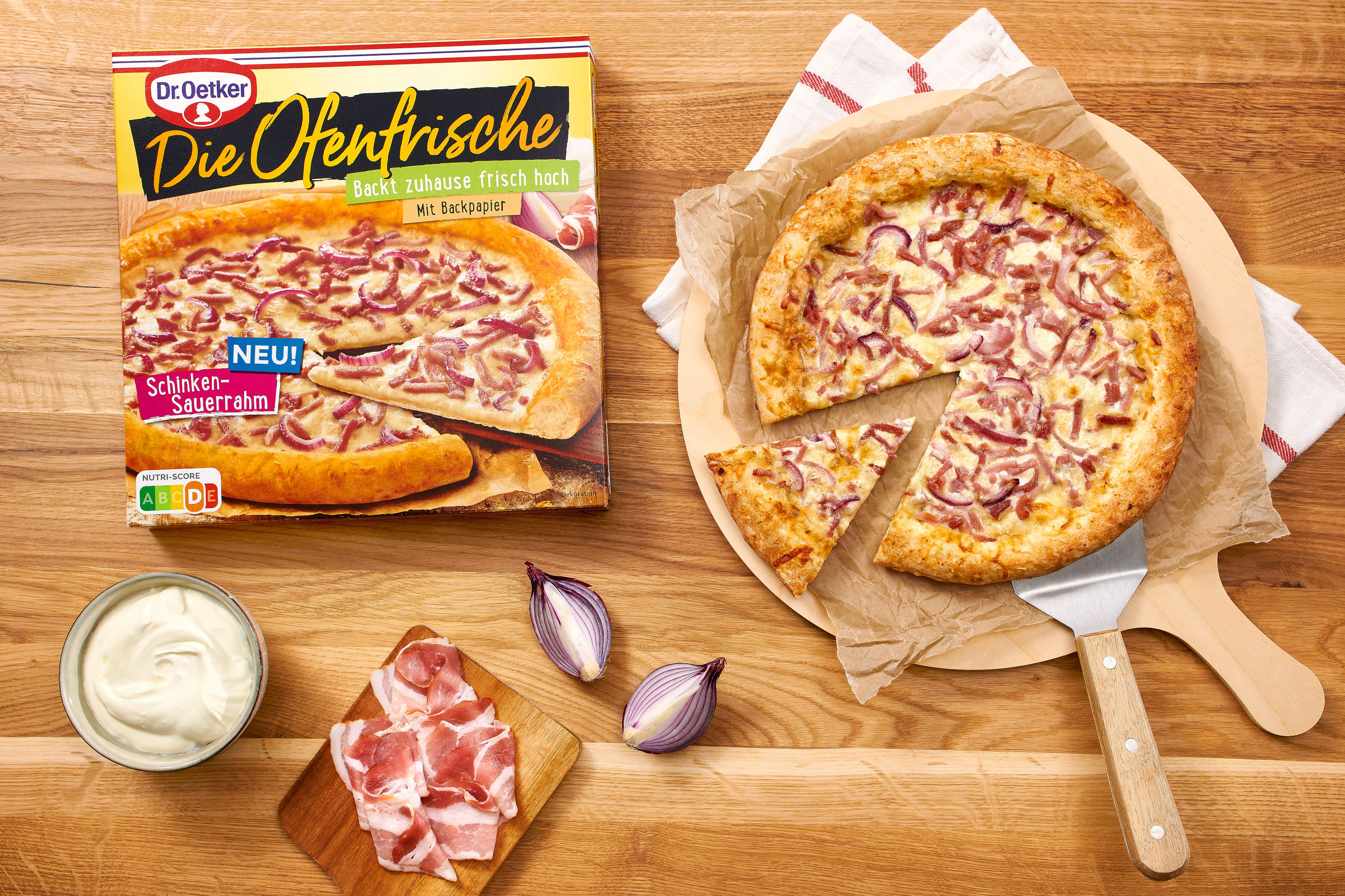Die Ofenfrische Schinken-Sauerrahm | Dr. Oetker Presseinformation