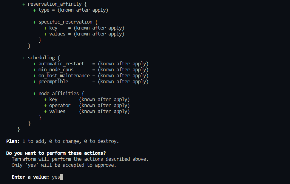 Create a VM using Terraform on GCP