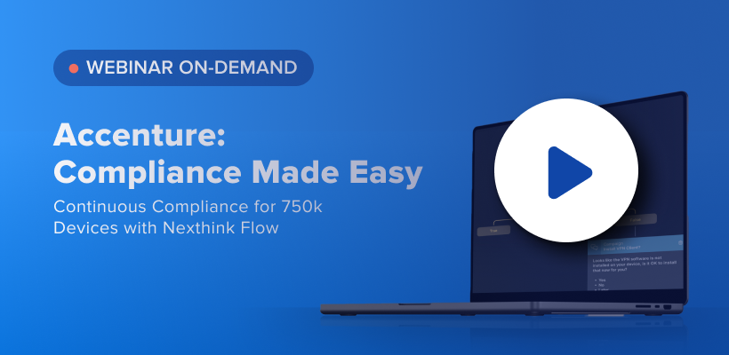 Accenture: Compliance Made Easy. Continuous IT Compliance for 750k ...