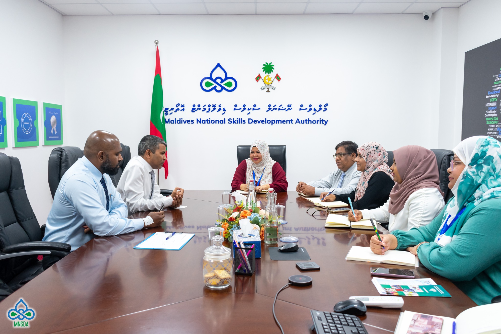 SMT of MNSDA met with the senior officials of the National College of ...