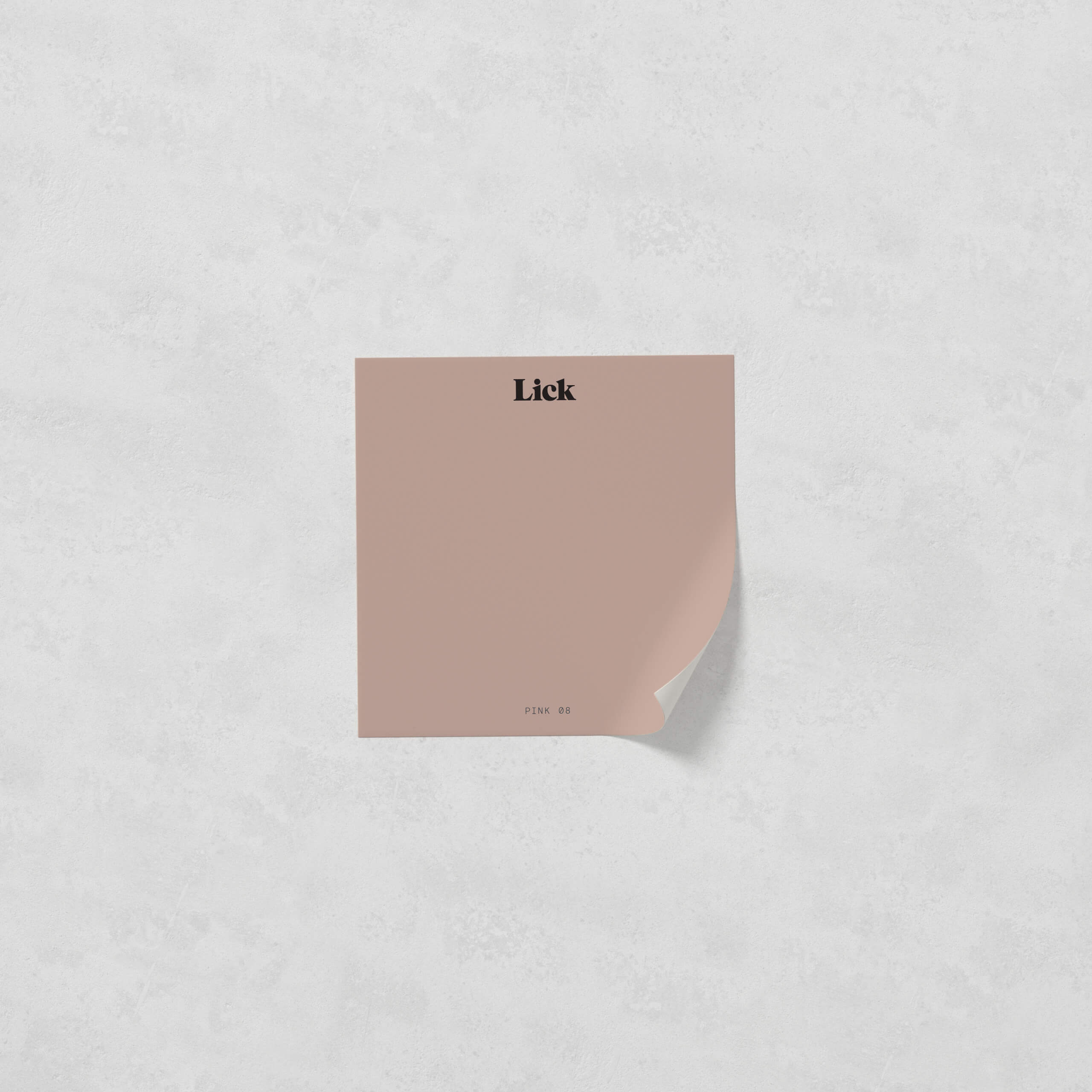 Pink 08: Dusky Pink Paint - Peel-and-Stick Sample | Lick