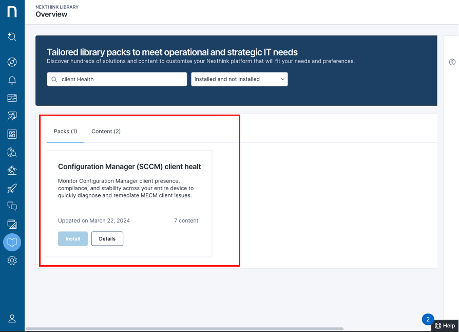 How To Automate The Continuity Of Your Configuration Manager (SCCM) Client Health With Nexthink ...