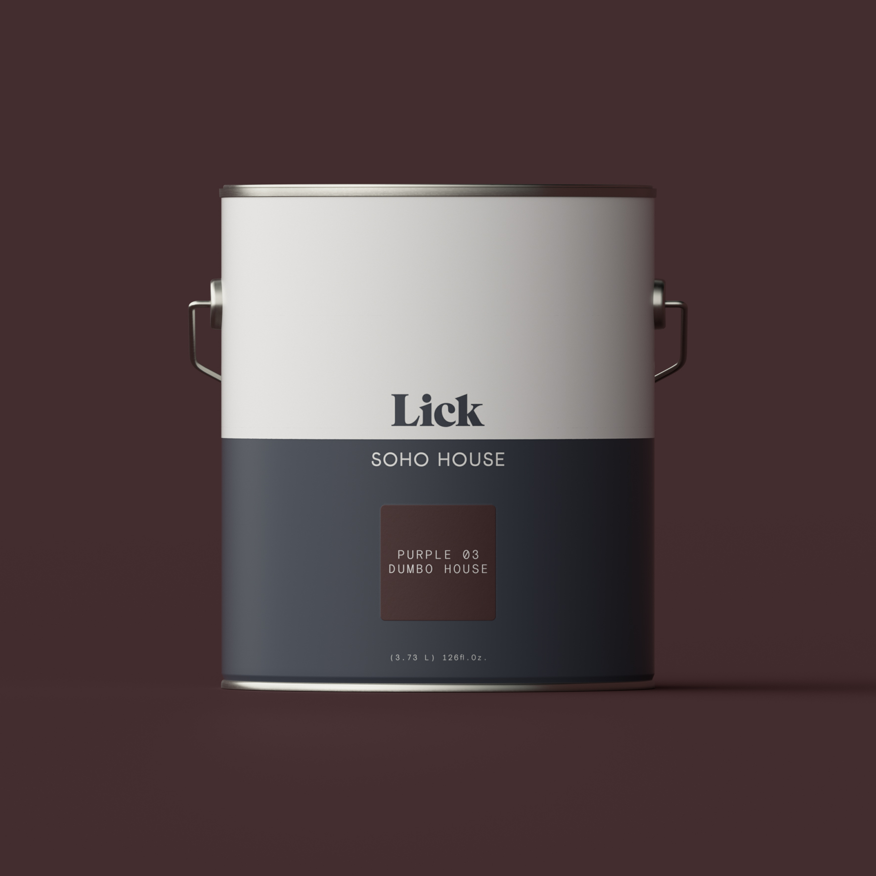 Purple 03: Dark Velvety Purple Paint - Matt Interior Paint | Lick