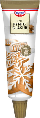 Hvid pynteglasur - Glasur | Dr. Oetker