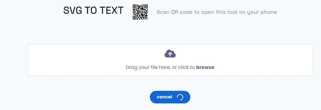 Convert SVG to Text | Online and Free - convertor tools?