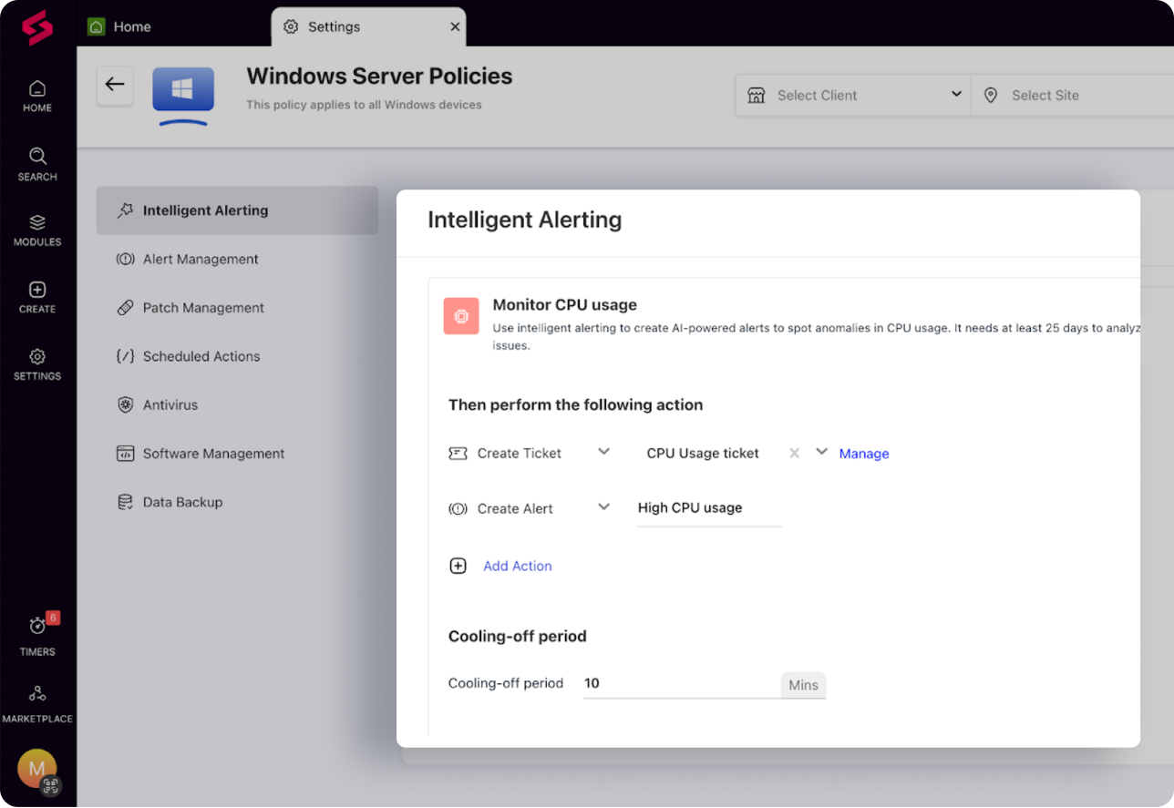 SuperOps.ai | Alert Management