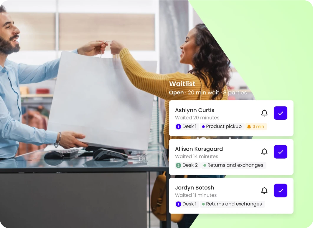 Boost retail customer satisfaction | Waitwhile queue solutions