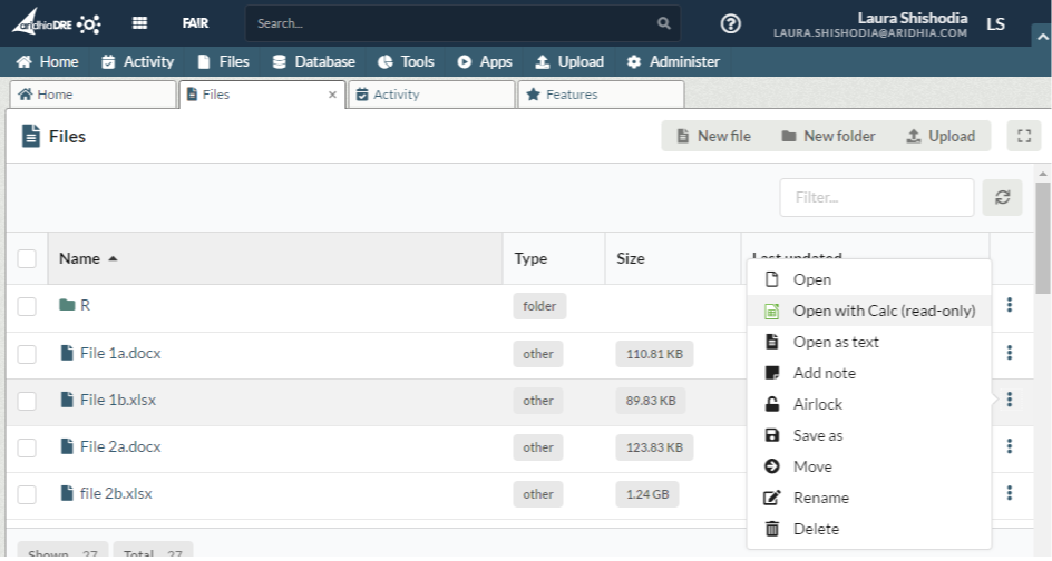 Aridhia DRE Knowledge Base