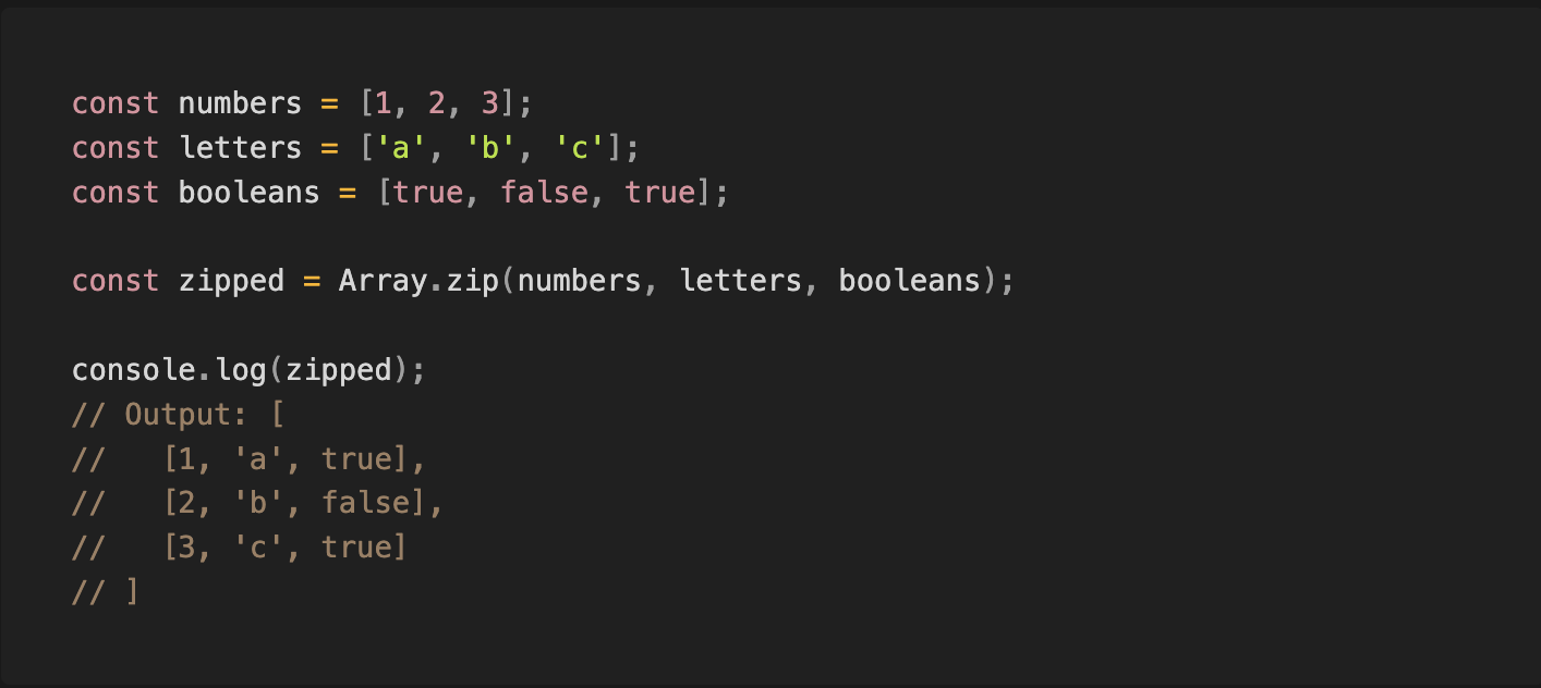 Upcoming JavaScript Features: Simplifying Array Combinations with Array ...