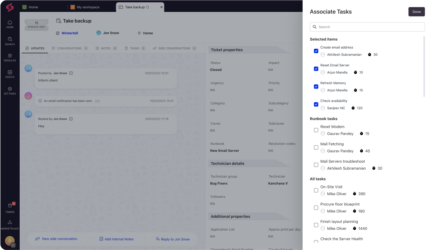 Service Desk software for MSPs | Best MSP ticketing solution - SuperOps.ai