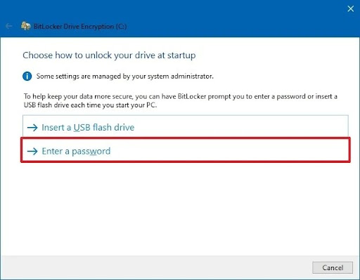 How to enable BitLocker encryption on Windows 10?