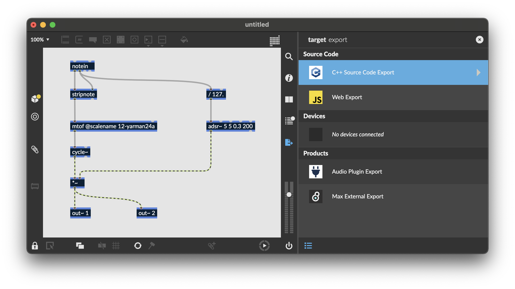 Using the Audio Plugin Template | Cycling '74
