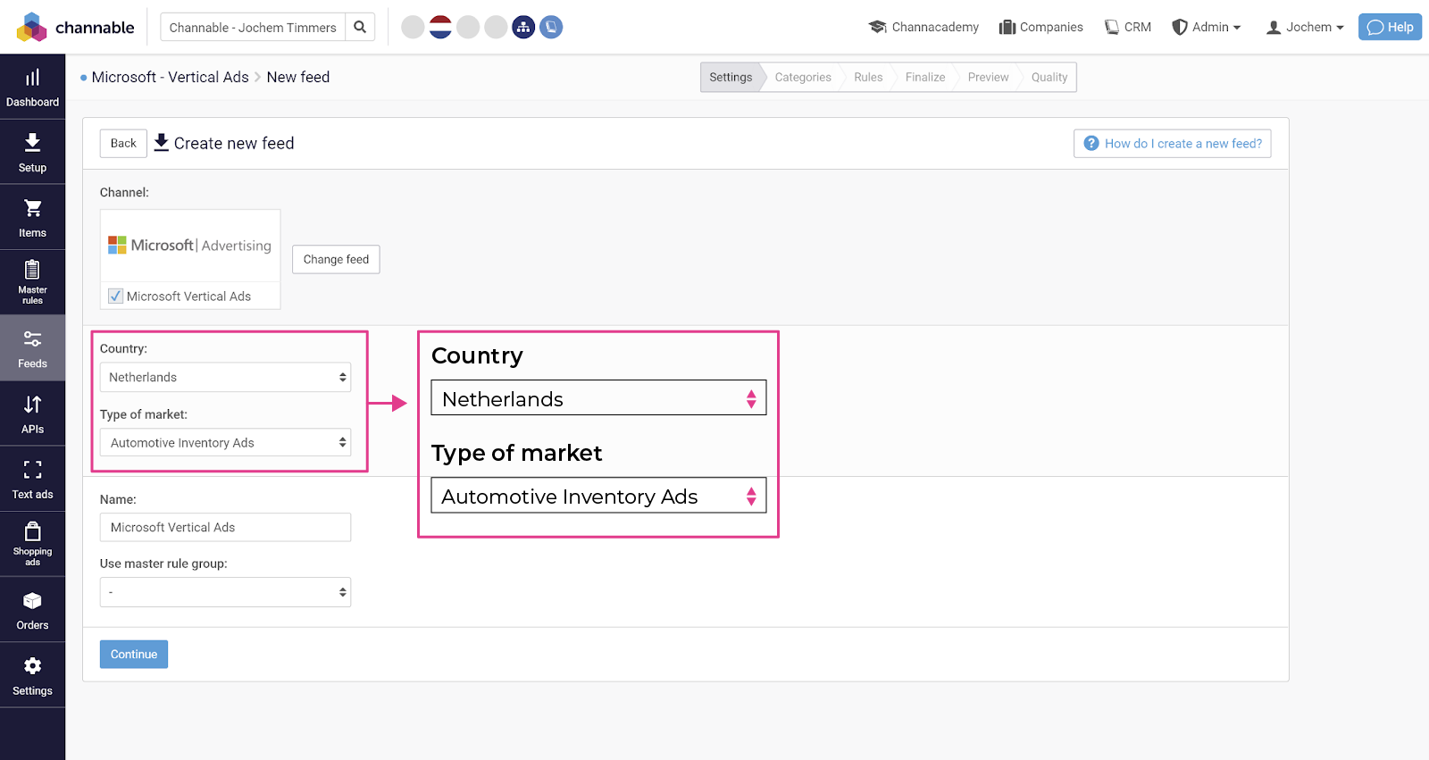 Microsoft Vertical Ads: How to use them with Channable