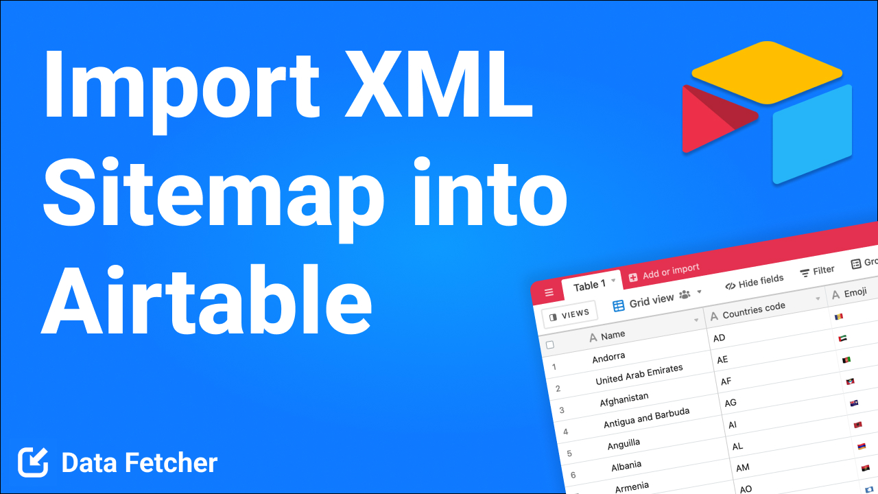 How to Import a Website's XML Sitemap into Airtable