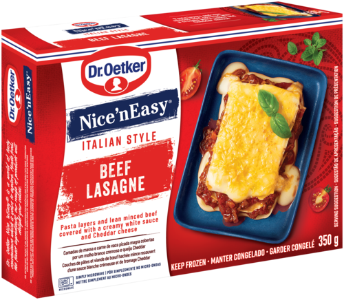Nice 'n Easy Beef Lasagne 350g - Nice'n Easy | Dr. Oetker
