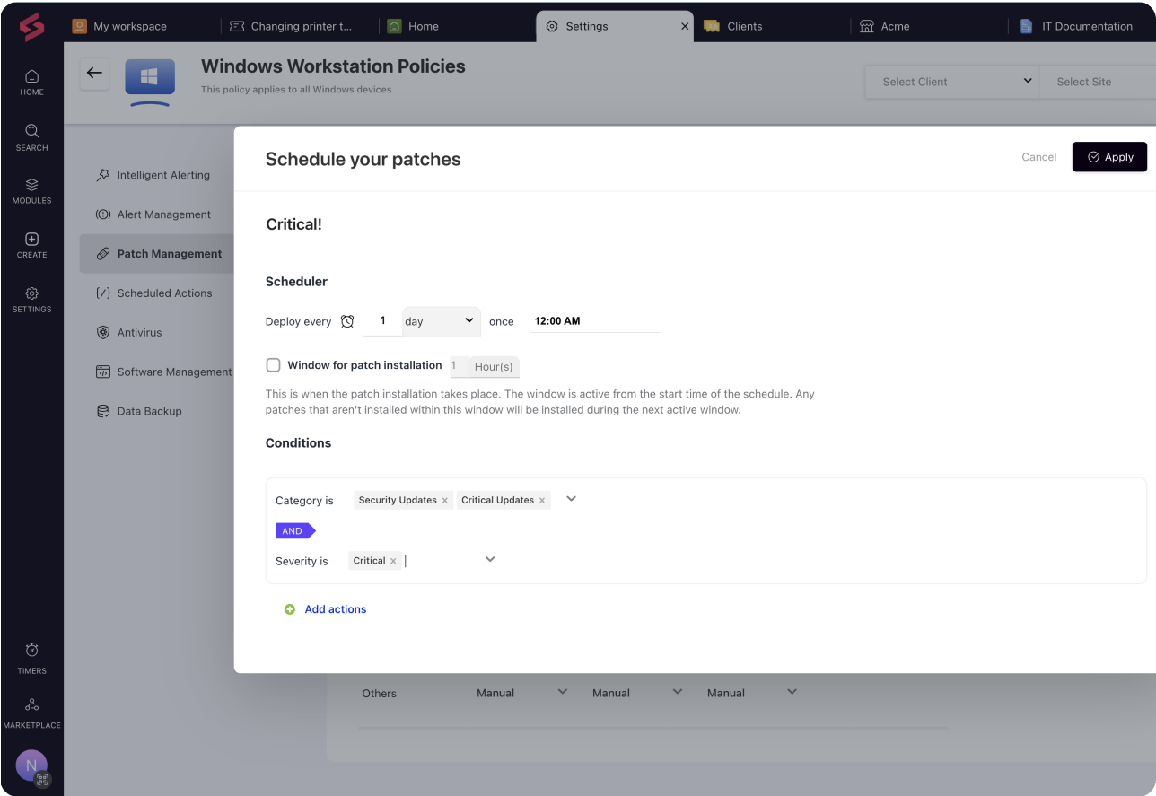 Automated Patch Management | Best RMM for MSPs