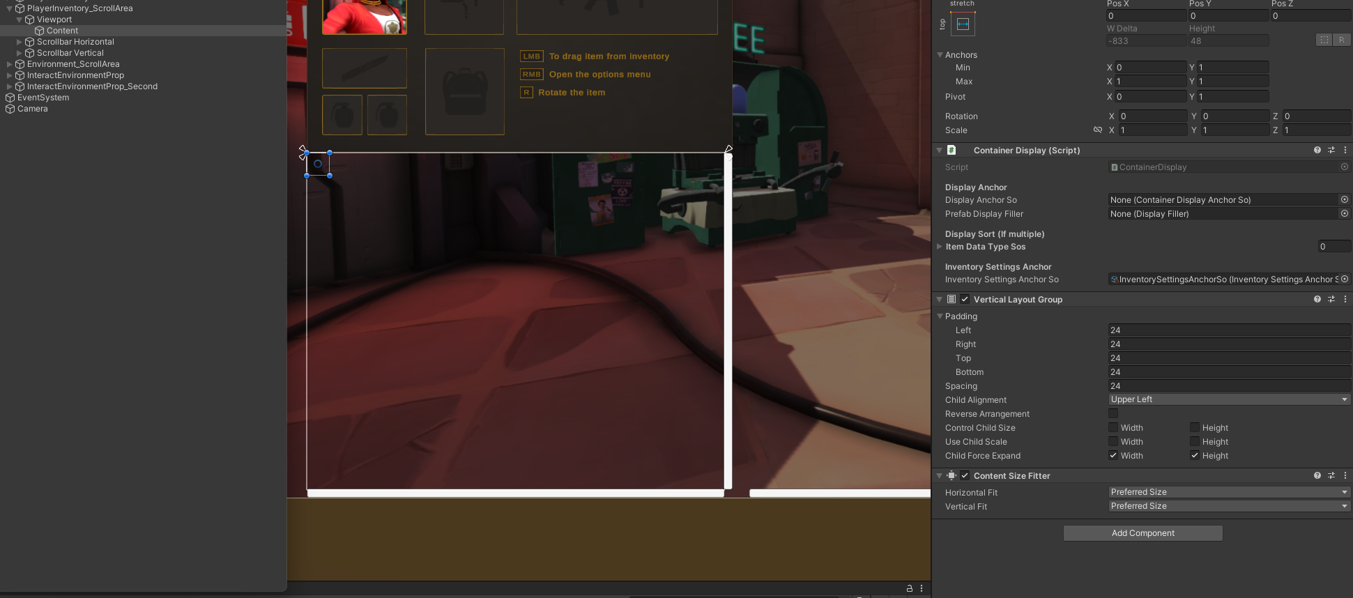 Creating Container Display - Ultimate Grid Inventory - Docs RushAssets