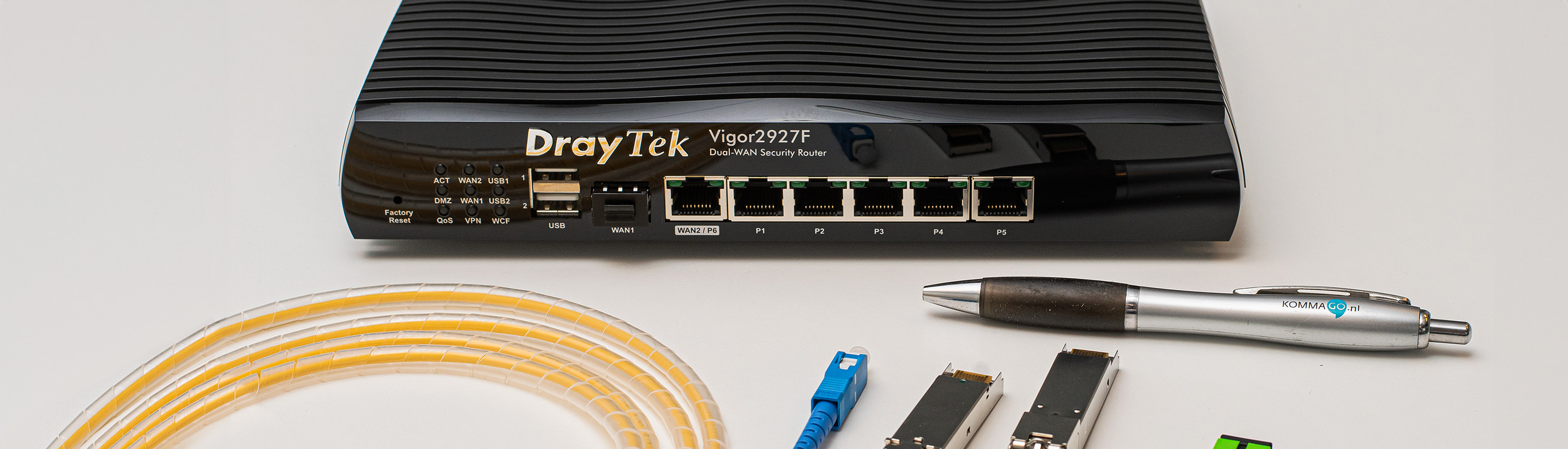 DrayTek routers voor glasvezel