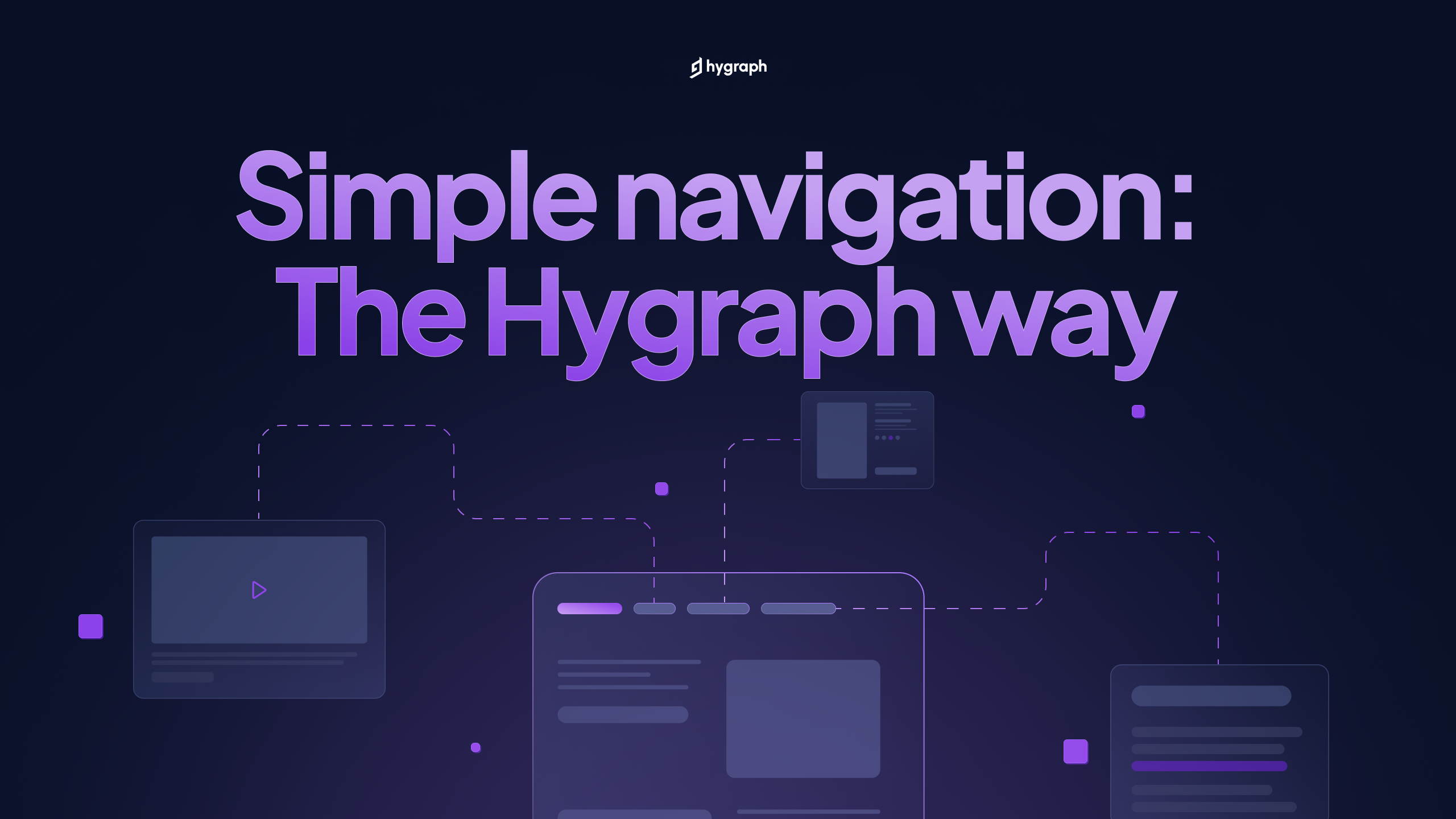 Simple navigation: The Hygraph way | Hygraph