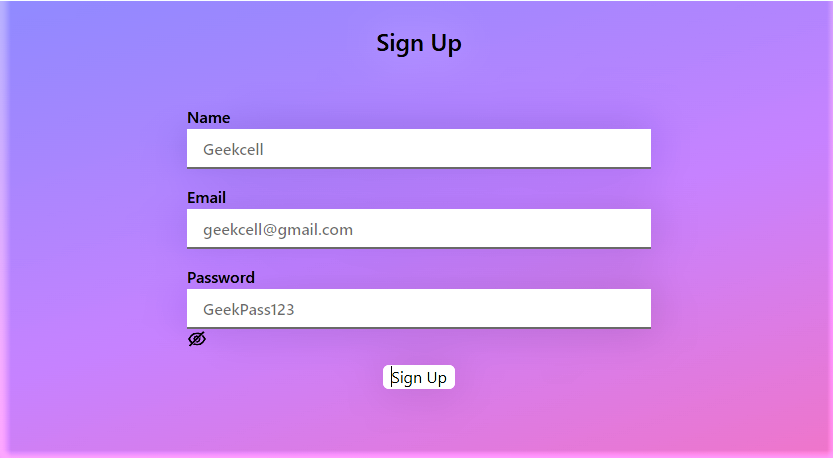 How to add show password button in react