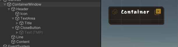 Configuring Container Window - Ultimate Grid Inventory - Docs RushAssets