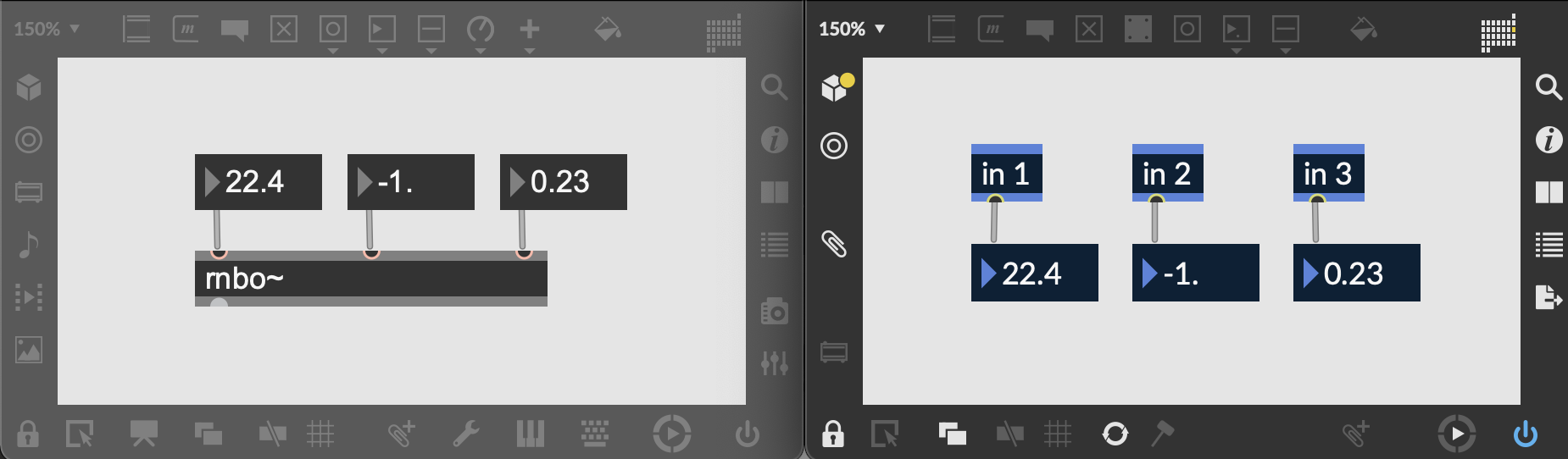 Messages to rnbo~ | Cycling '74